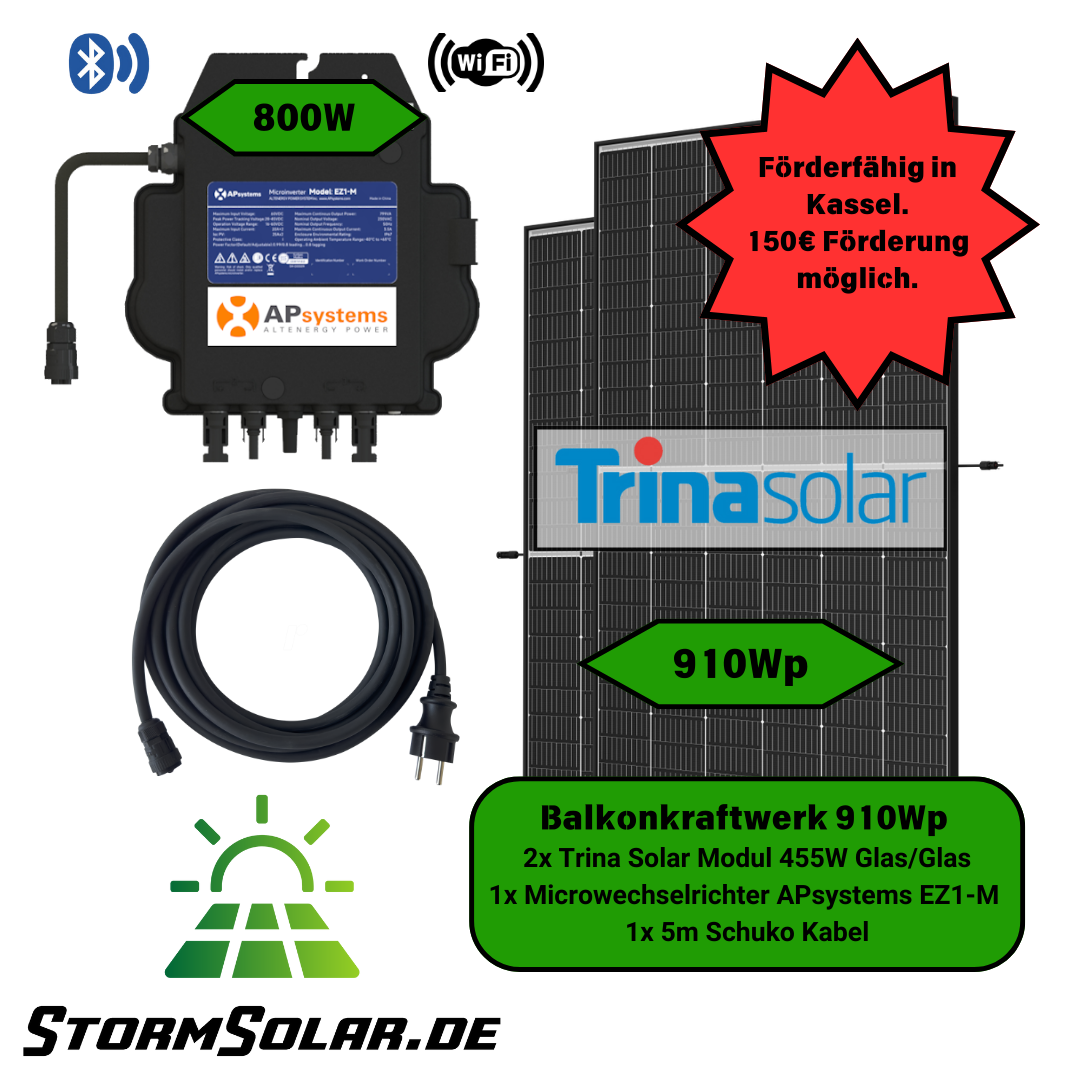 Balkonkraftwerk Kassel | StormSolar